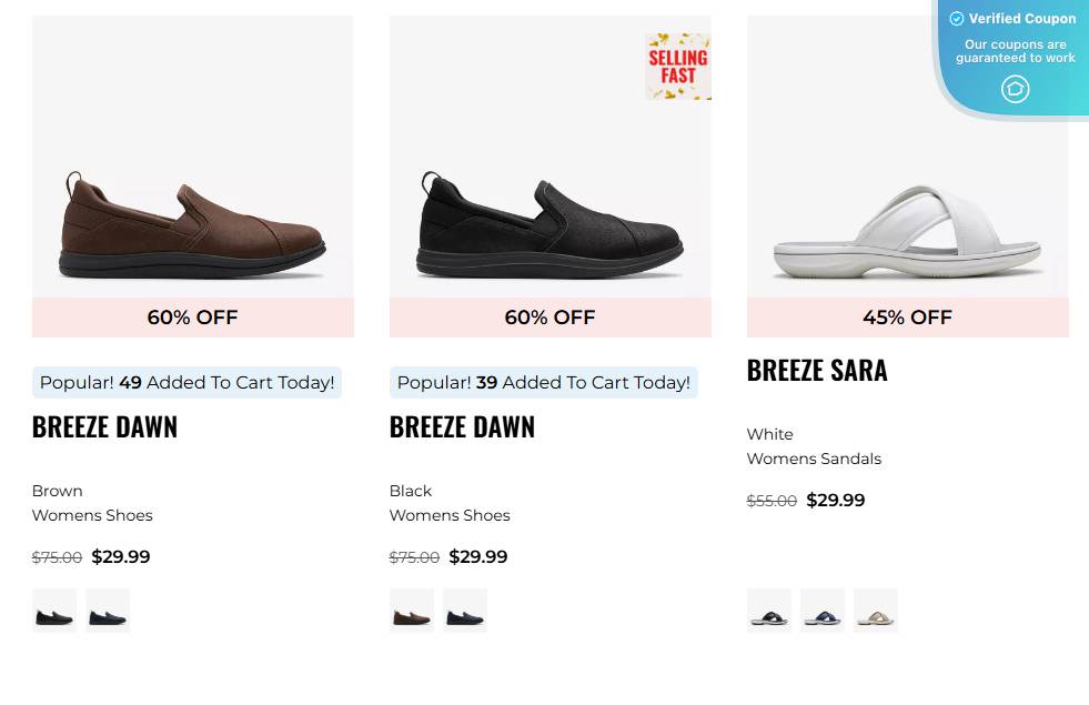 Clarks online coupons store