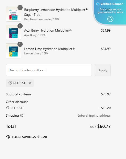 35% Off Liquid IV Coupons & Discount Codes - February 2025