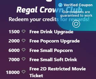 20% Off Regal Cinemas Coupons & Promo Codes - February 2025