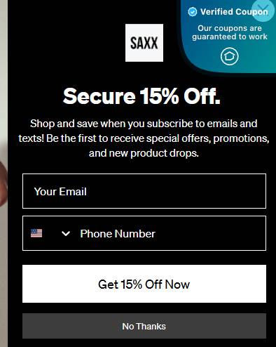 35% Off Saxx Coupons & Discount Codes - March 2025