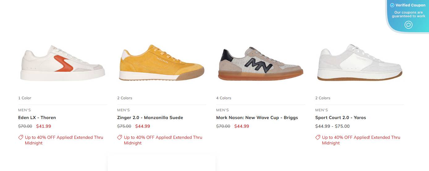 40% Off Skechers Coupons & Promo Codes - March 2025