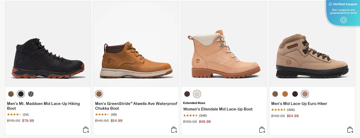 30% Off Timberland Coupons & Promo Codes - February 2025