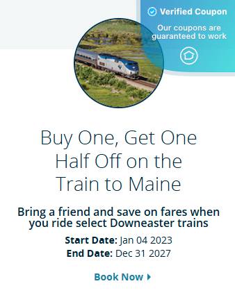 50% Off Amtrak Coupons & Discount Codes - April 2025
