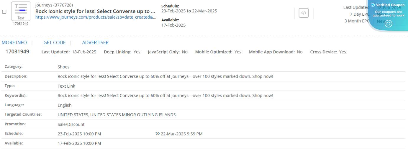 35% Off Journeys Coupons & Promo Codes - March 2025