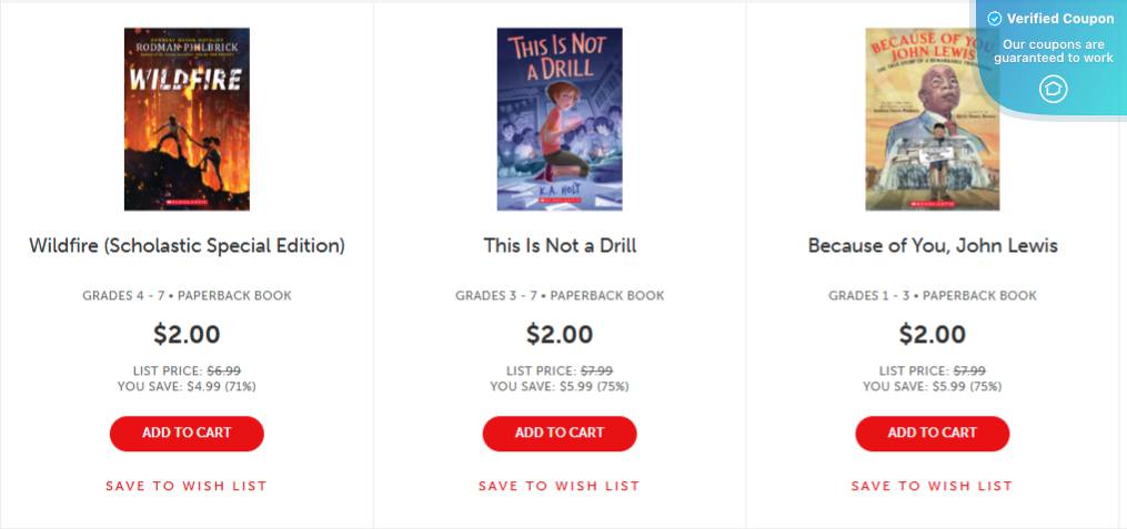 40% Off Scholastic Coupons & Promo Codes - March 2025