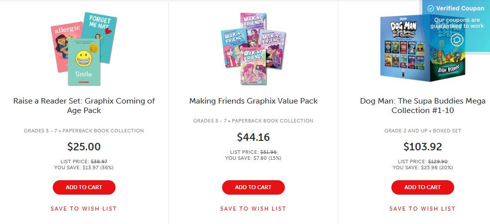 40% Off Scholastic Coupons & Promo Codes - March 2025