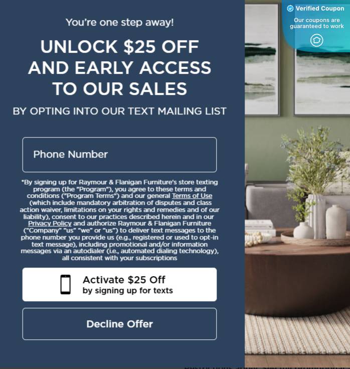 20% Off Raymour and Flanigan Coupons & Promo Codes - March 2025