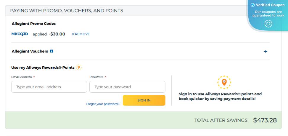 20% Off Allegiant Air Coupons & Coupon Codes - March 2025