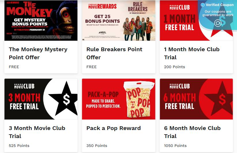 20% Off Cinemark Coupons & Coupon Codes - March 2025