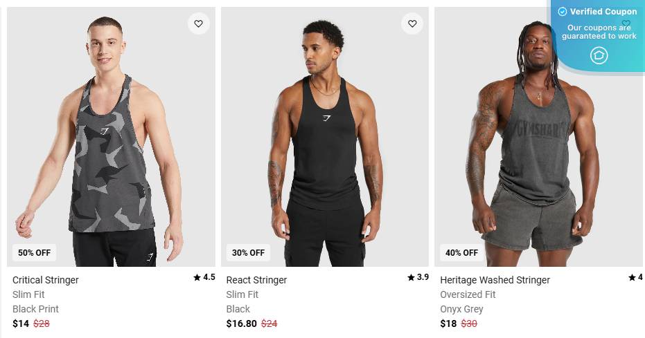 20% Off Gymshark Coupons & Discount Codes - March 2025