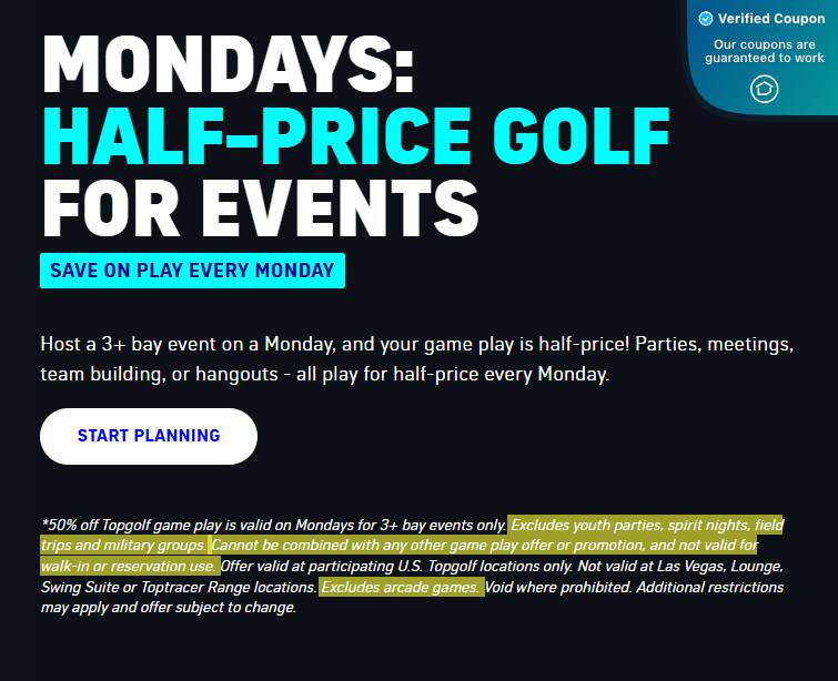 10% Off Top Golf Coupons & Promo Codes - March 2025