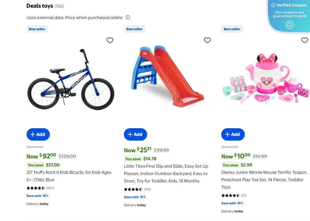 Walmart Coupons & Promo Codes: 25% Off - March 2025