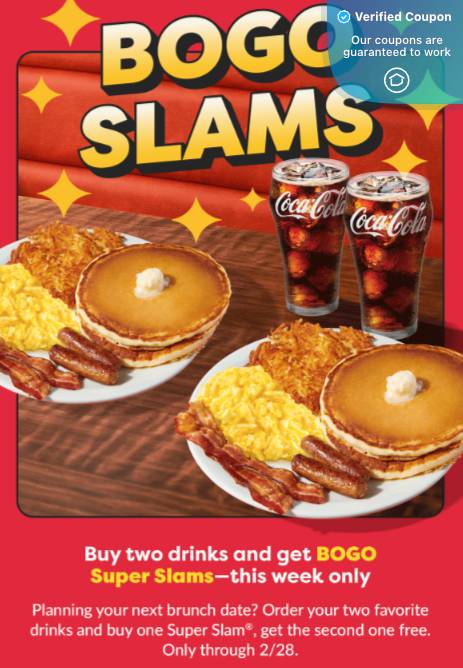 Denny's Coupons: 20% Off - March 2025