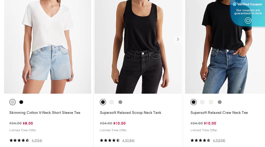 30% Off Express Coupons & Promo Codes - March 2025