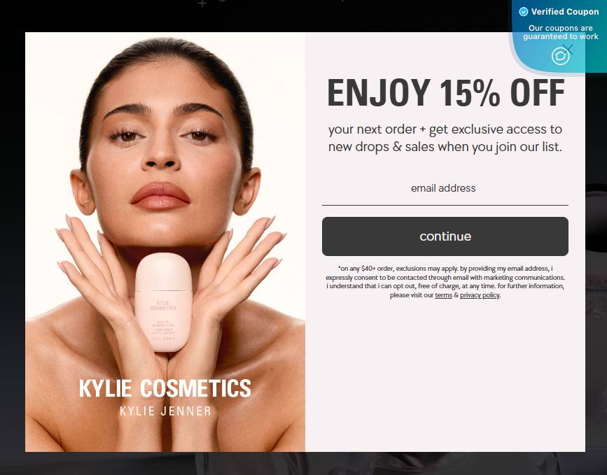 40% Off Kylie Cosmetics Coupons & Promo Codes - March 2025
