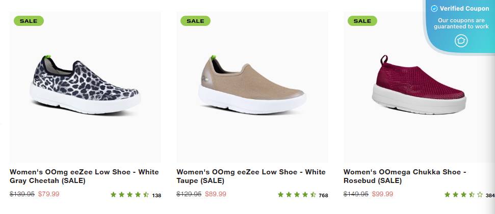 $50 Off OOFOS Coupons & Promo Codes - March 2025