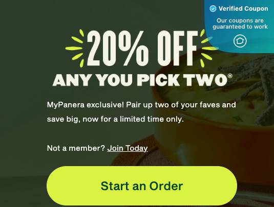 15% Off Panera Coupons & Coupon Codes - March 2025