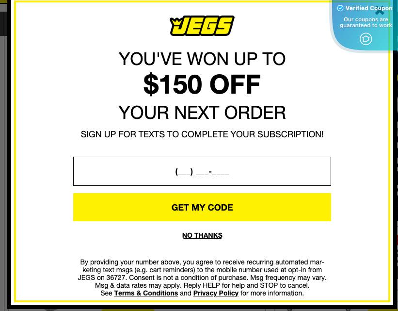 $50 Off JEGS Coupons & Promo Codes - March 2025