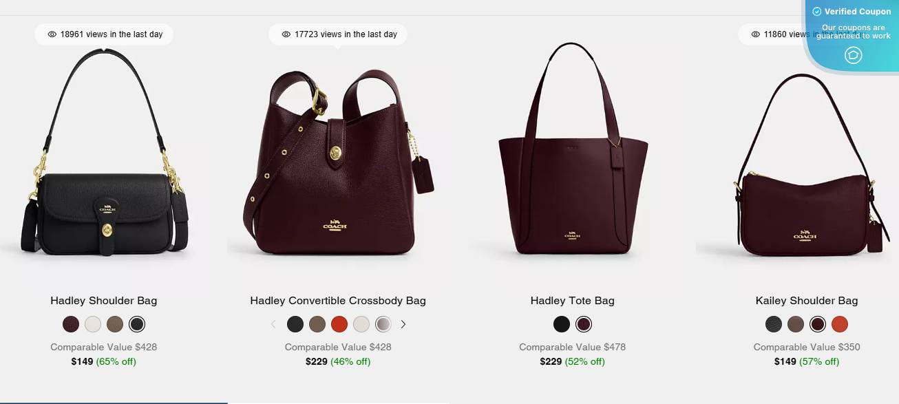 20% Off Coach Outlet Coupons & Promo Codes - March 2025