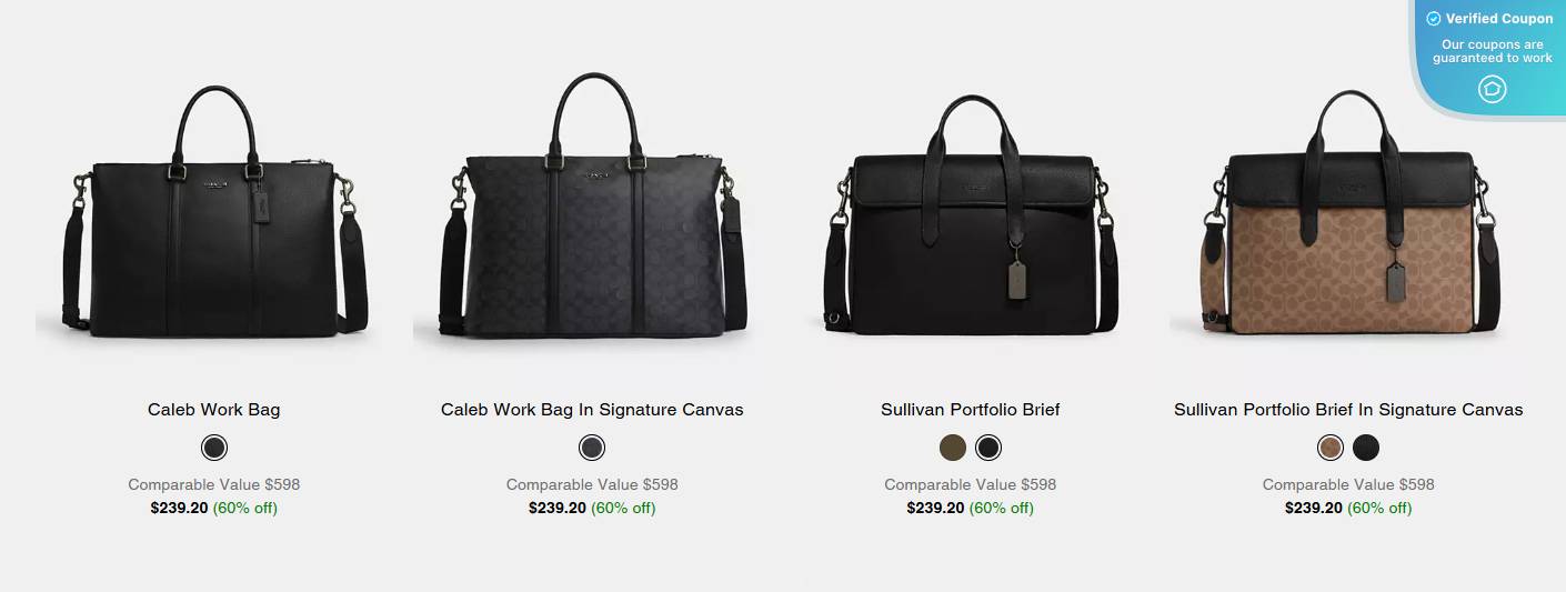 20% Off Coach Outlet Coupons & Promo Codes - March 2025