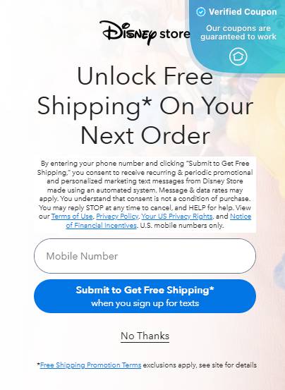 30% Off Disney Store Coupons & Promo Codes - March 2025