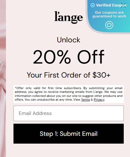 50% Off L'ange Coupons & Discount Codes - March 2025