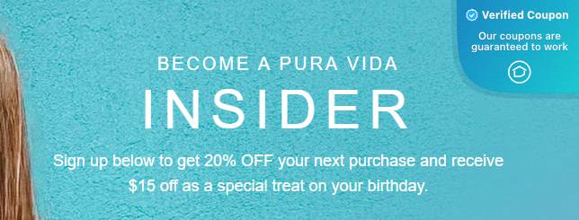Pura Vida Coupons & Promo Codes: 50% Off