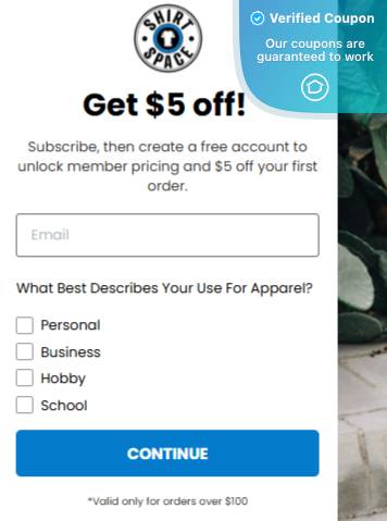 $50 Off ShirtSpace Coupons & Promo Codes - March 2025