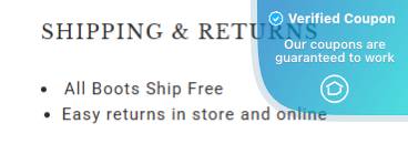 20% Off Boot Barn Coupons & Promo Codes - March 2025