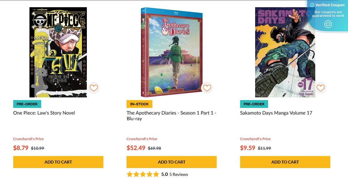 20% Off Crunchyroll Coupons & Coupon Codes - March 2025