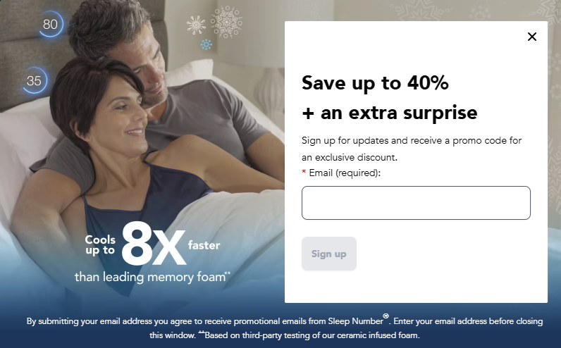 40% Off Sleep Number Coupons & Promo Codes - March 2025
