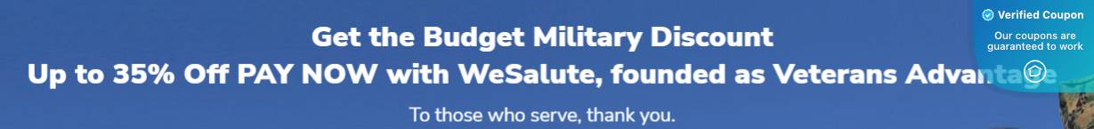 40% Off Budget Car Rental Coupons & Discount Codes - March 2025