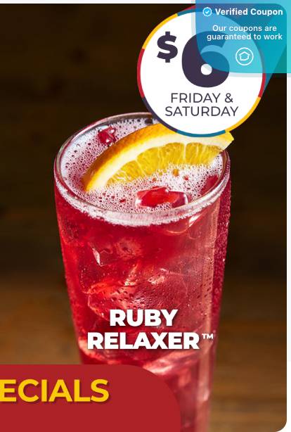Ruby Tuesday Coupons & Coupon Codes for March 2025: $10 Off
