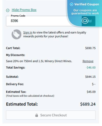 20% Off Total Wine Coupons & Promo Codes - March 2025