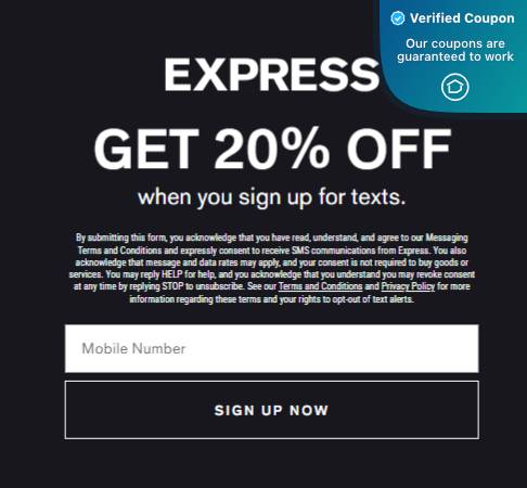 30% Off Express Coupons & Promo Codes - March 2025