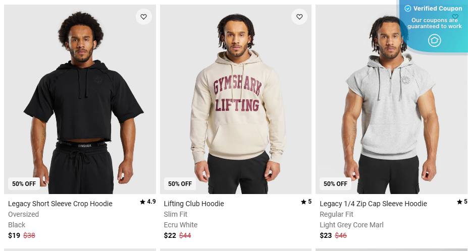 20% Off Gymshark Coupons & Discount Codes - March 2025