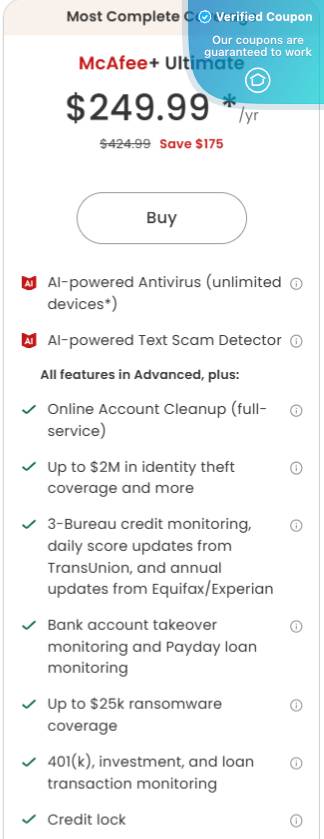 20% Off McAfee Coupons & Promo Codes - March 2025