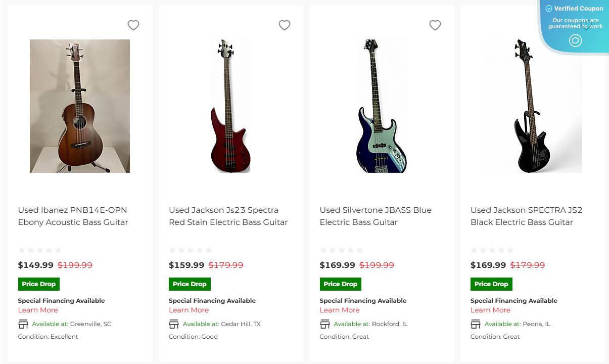 10% Off Guitar Center Coupons & Coupon Codes - March 2025