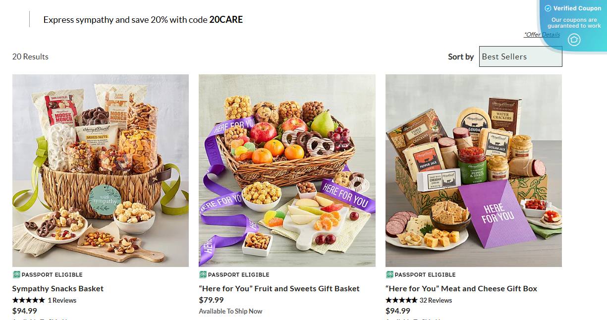 25% Off Harry and David Coupons & Promo Codes - March 2025