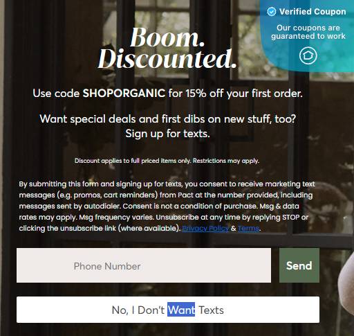 25% Off Pact Coupons & Promo Codes - March 2025