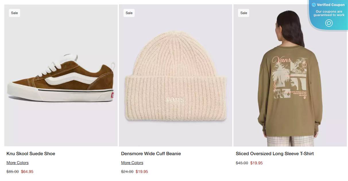 35% Off Vans Coupons & Promo Codes - March 2025