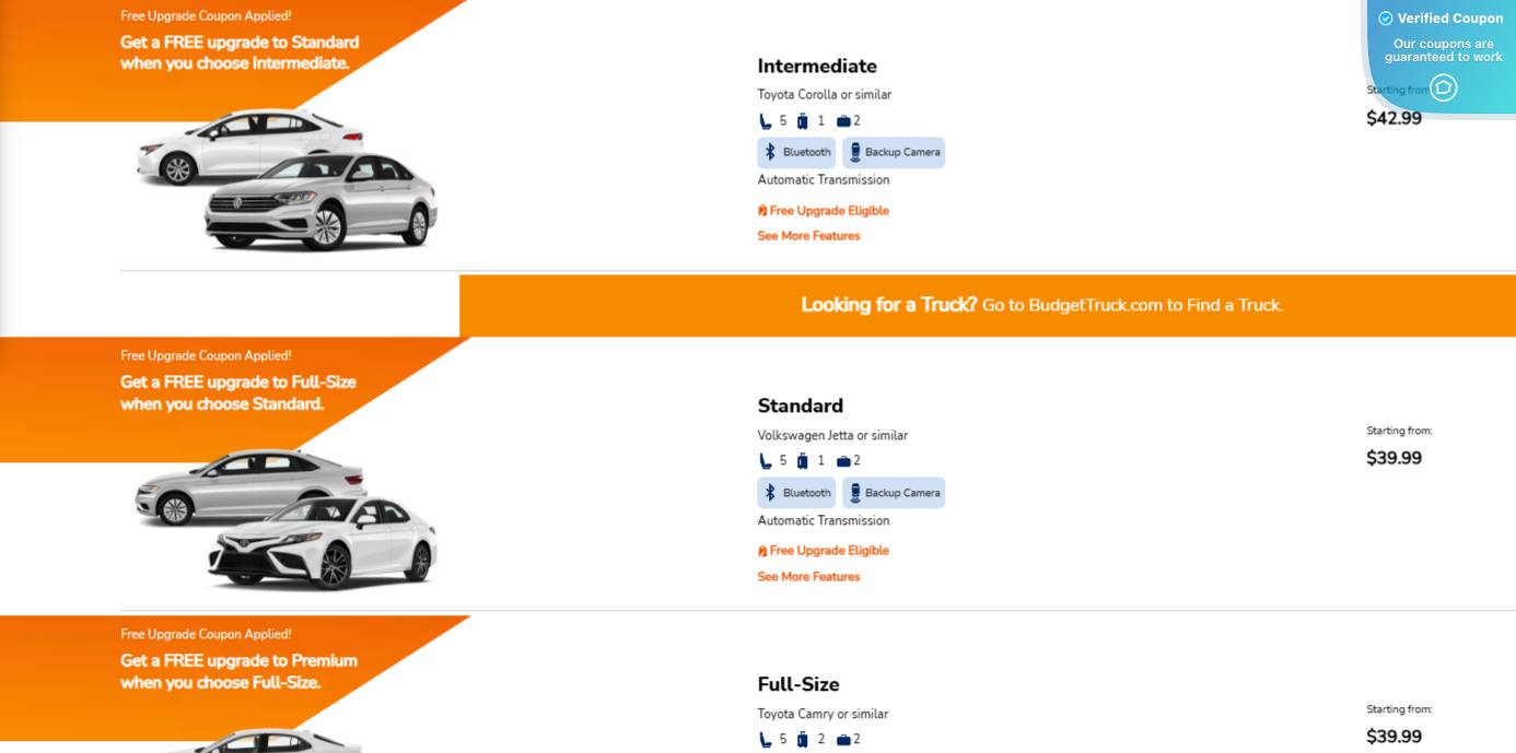 40% Off Budget Car Rental Coupons & Discount Codes - March 2025