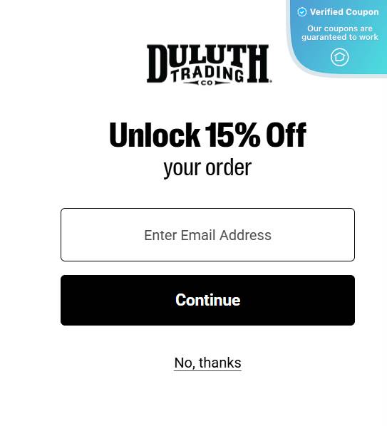 30% Off Duluth Trading Coupons & Promo Codes - March 2025