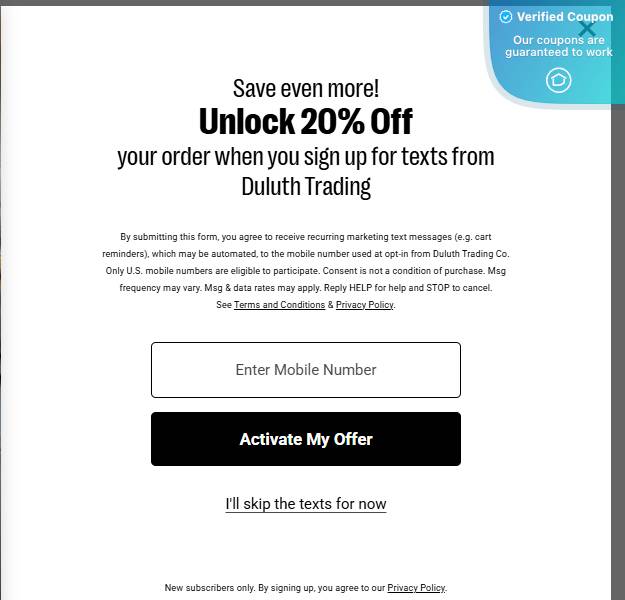 30% Off Duluth Trading Coupons & Promo Codes - March 2025