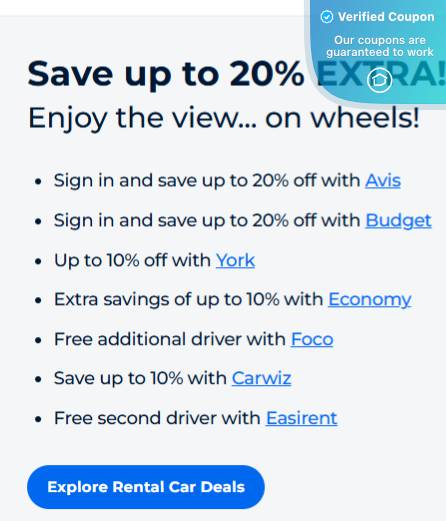 20% Off Priceline Coupons & Promo Codes - March 2025