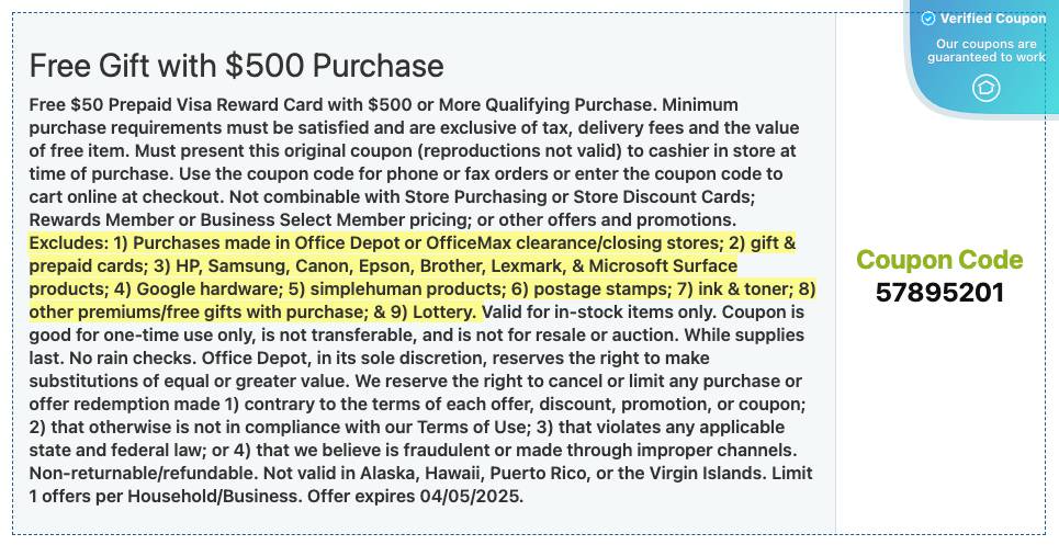 25% Off Office Depot Coupons & Promo Codes + 2% Cash Back