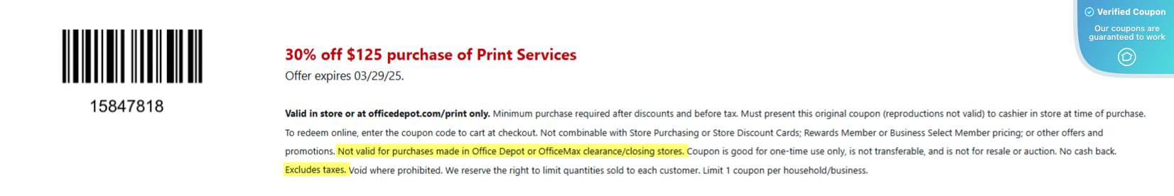 25% Off Office Depot Coupons & Coupon Codes - March 2025