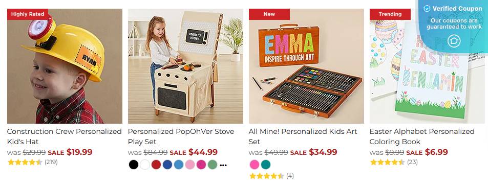 25% Off Personalization Mall Coupons & Promo Codes - April