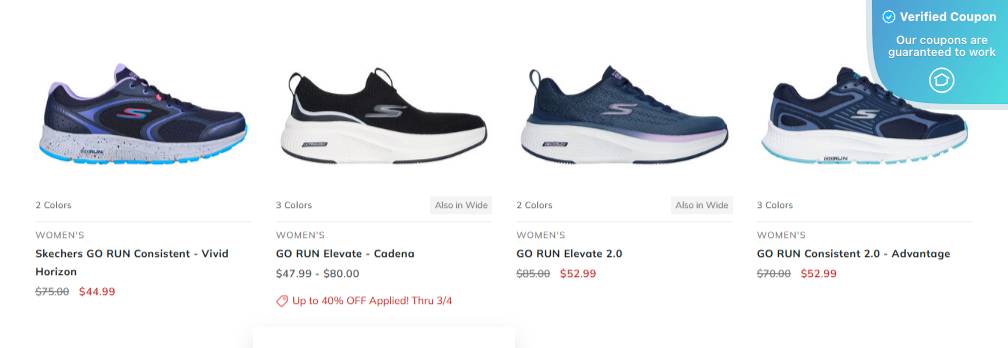 40% Off Skechers Coupons & Promo Codes - March 2025