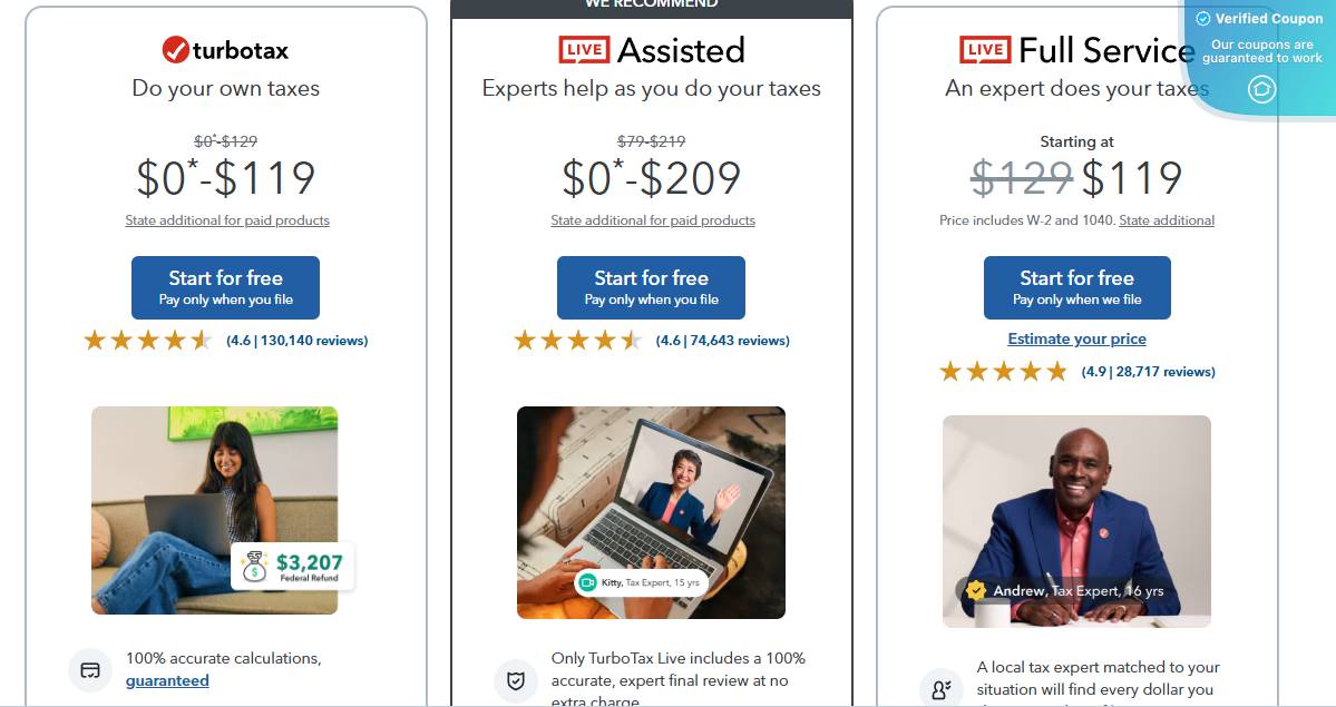 30% Off TurboTax Coupons & Discount Codes - March 2025